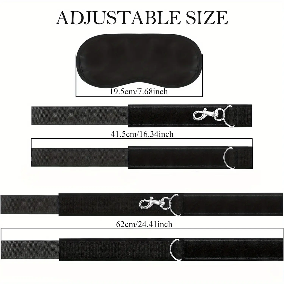 Restraint Handcuffs Ankle Cuff Wrist To Thigh Cuffs Leg Open Leg ...
