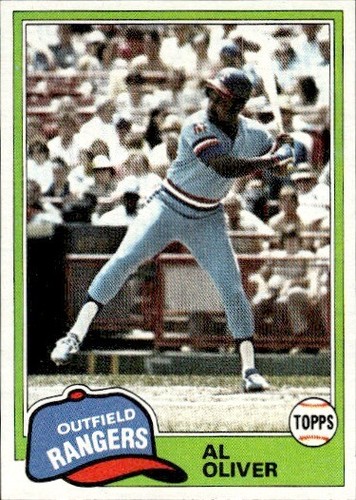 1981 Topps #70 Al Oliver Texas Rangers Baseball | eBay