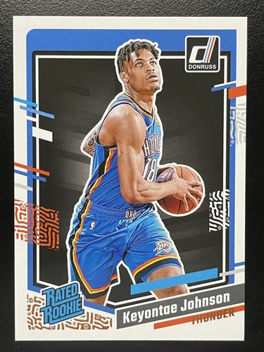 2023-24 Donruss #237 Keyontae Johnson Rookie RC Oklahoma City Thunder ...