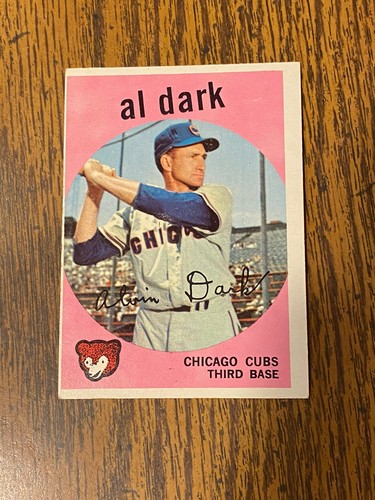 1959 Topps 502 Al Dark Chicago Cubs EXCELLENT +++++++ | eBay