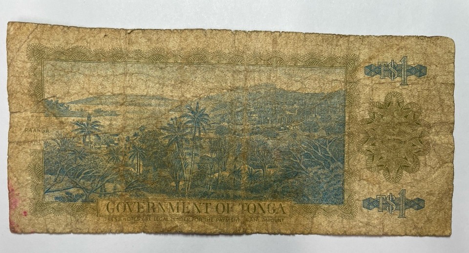 1985 Tonga 1 Pa’anga Banknote Circulated P-19c | eBay