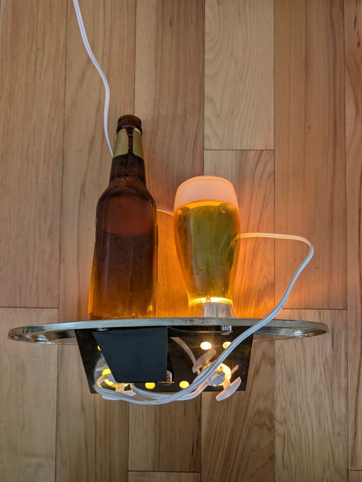 Vintage Schaefer Beer Bubbler Motion Sign Bar Bottle Advertising | eBay