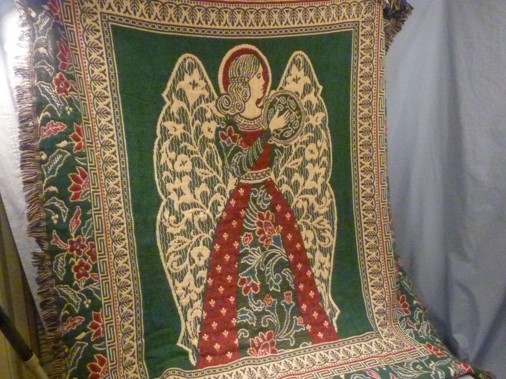 HMK Crown Crafts Angel Throw Blanket 100% Cotton | eBay