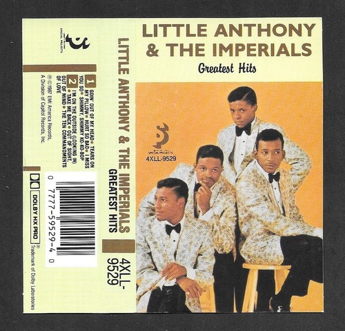 LITTLE ANTHONY / IMPERIALS , GREATEST HITS , CASSETTE , 1987 ( EMI ...