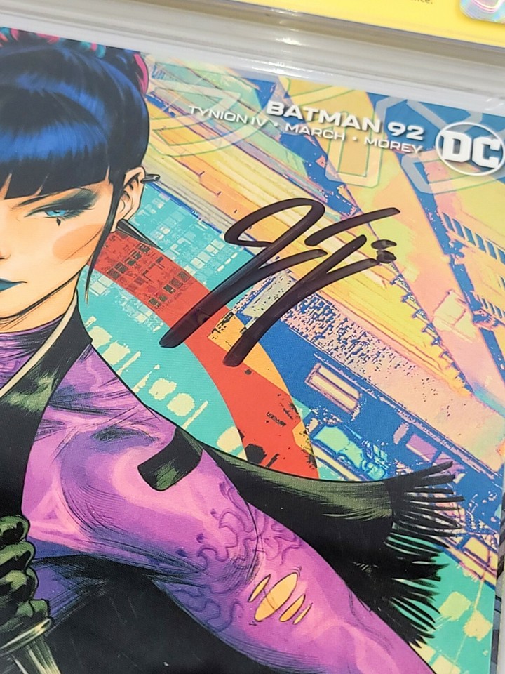 BATMAN #92 CGC SS 9.8 VARIANT COVER [ARTGERM COVER] SIGNED BY JAMES ...