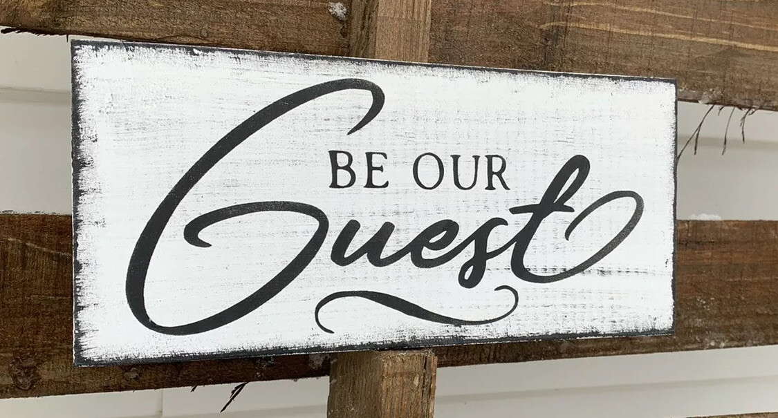 Welcome Guest Sign