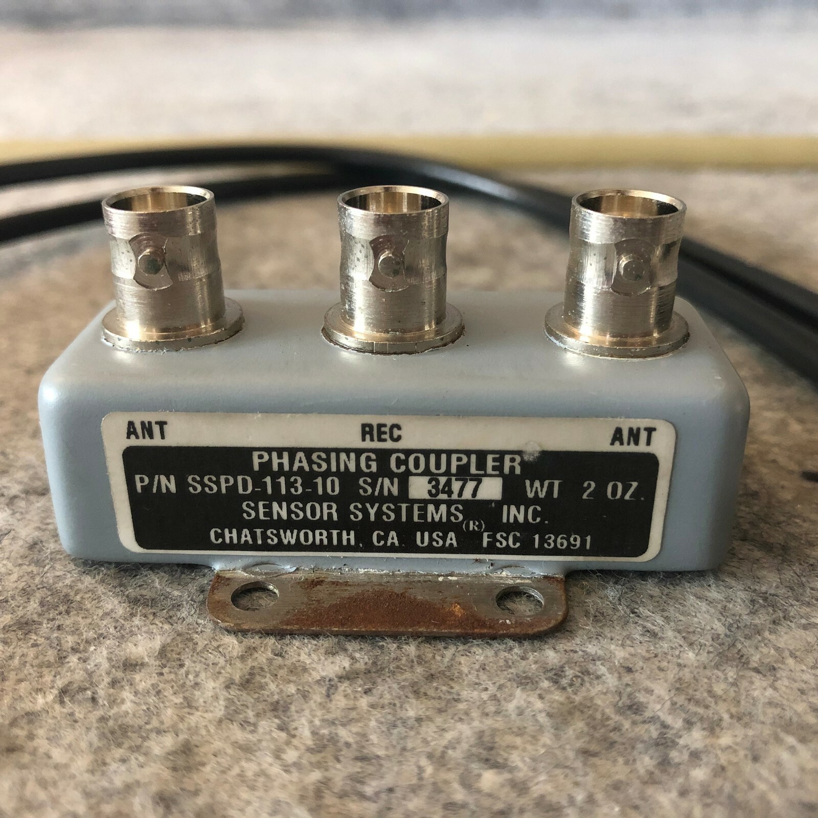 Sensor Systems Phasing Coupler P/N SSPD-113-10 | eBay
