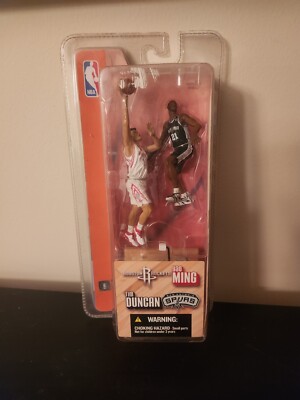 NBA Basketball 2003 Tim Duncan & Yao Ming McFarlane Toys Figure Set 2 ...
