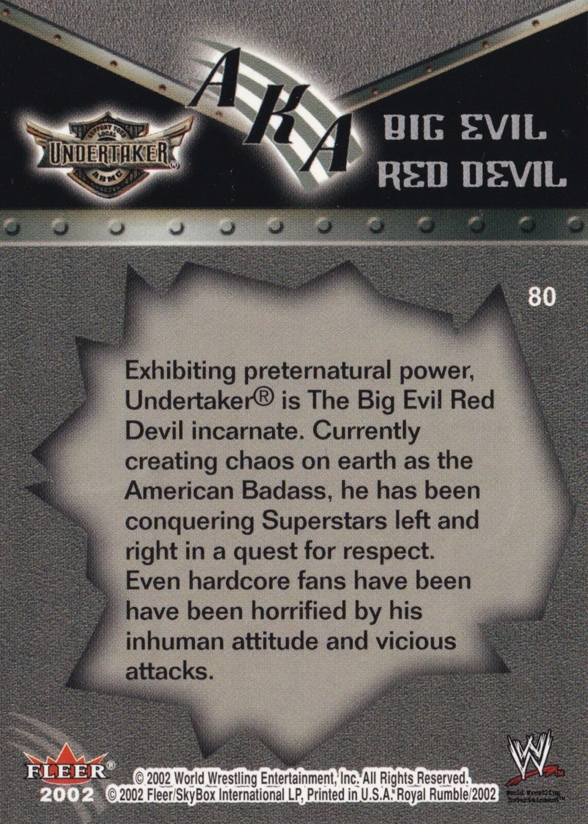 Big Evil Undertaker 2002