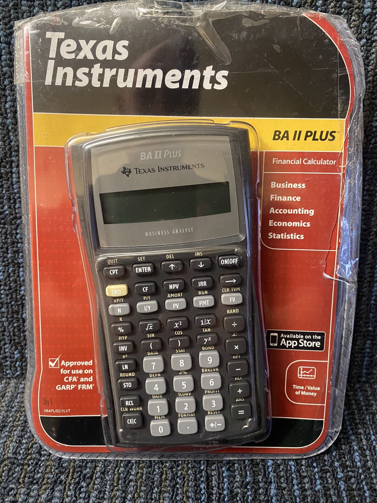 Texas Instruments BA II PLUS Financial Handheld for sale online | eBay