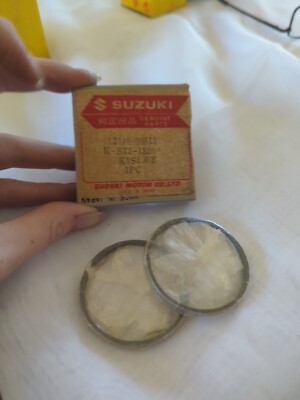 Suzuki NOS OEM 150cc S32 + 2 1965-1968 1.00mm Over Piston Rings 12140 ...