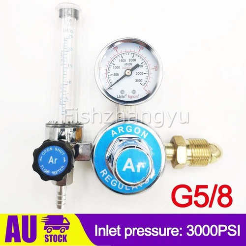 Argon CO2 Gas Pressure Regulator Gauge Flow Meter Mig Tig Welding ...