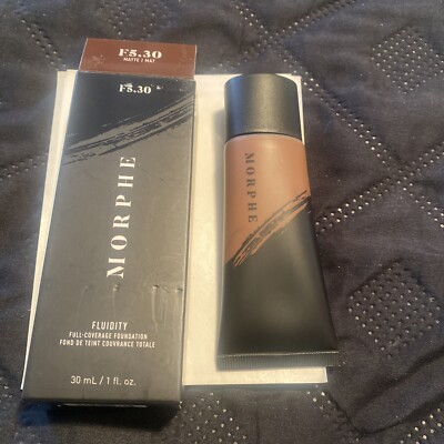 Morphe Fluidity Full Coverage Foundation COLOR-F5.30/ 1oz. 30ml. | eBay