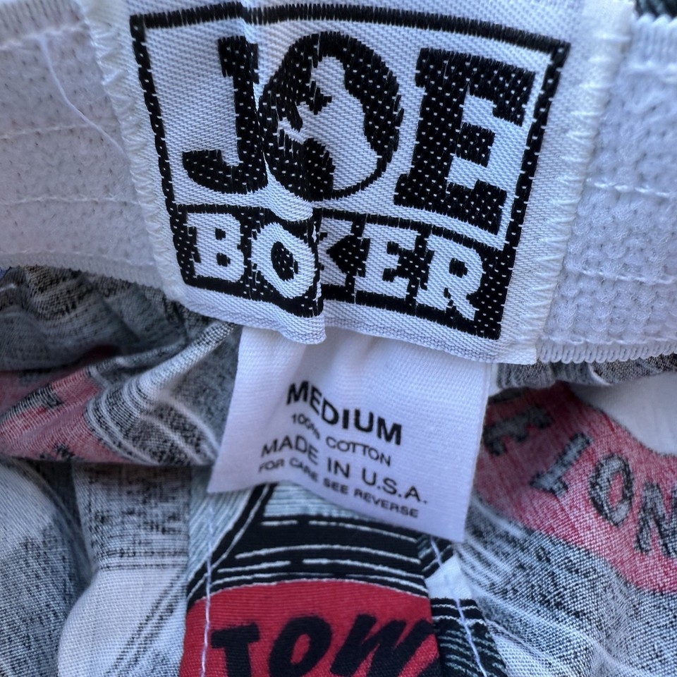 Vintage Joe Boxer Underwear Medium Loungewear Retro Record Print USA ...