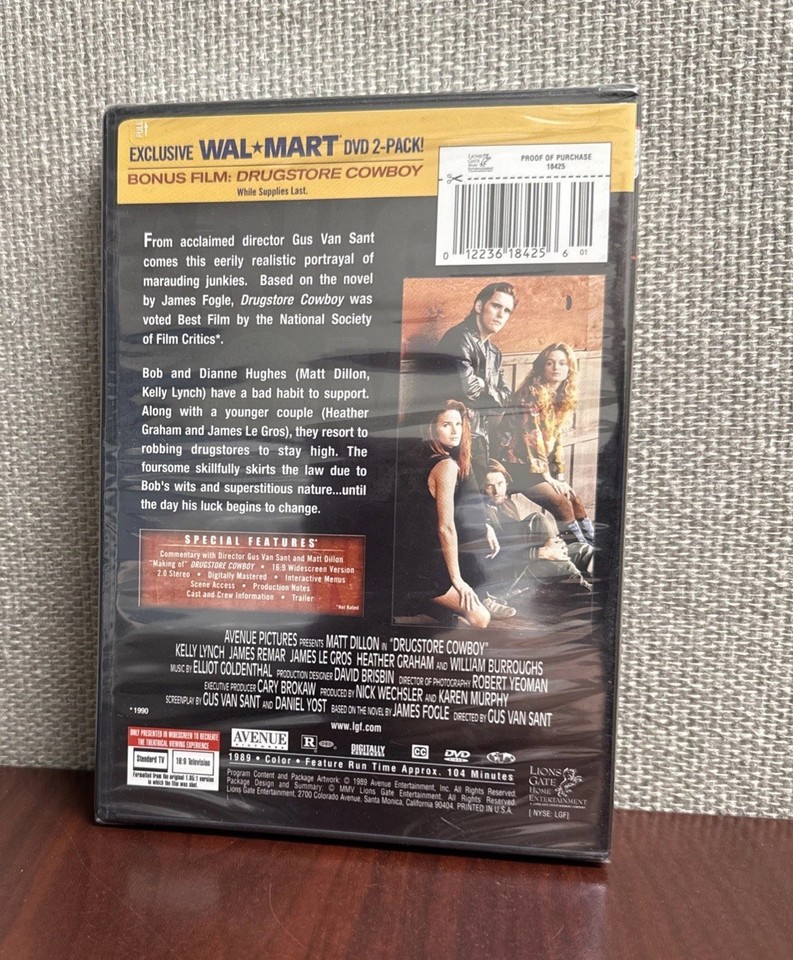 Drugstore Cowboy DVD Walmart Exclusive 2-pack Matt Dillon Kelly Lynch ...