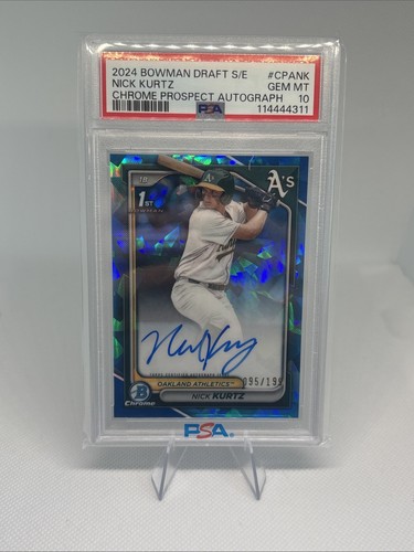 2024 Bowman Draft Sapphire Nick Kurtz Autograph /199 | eBay