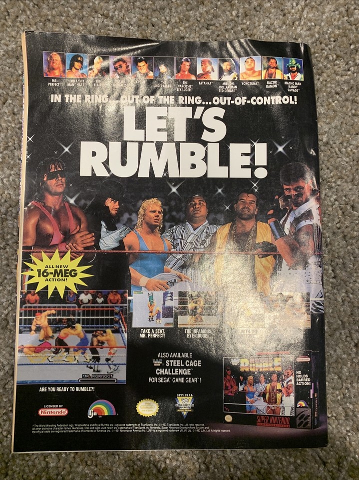 Pro Wrestling Illustrated PWI September 1993 Sting Hulk Hogan No Poster ...