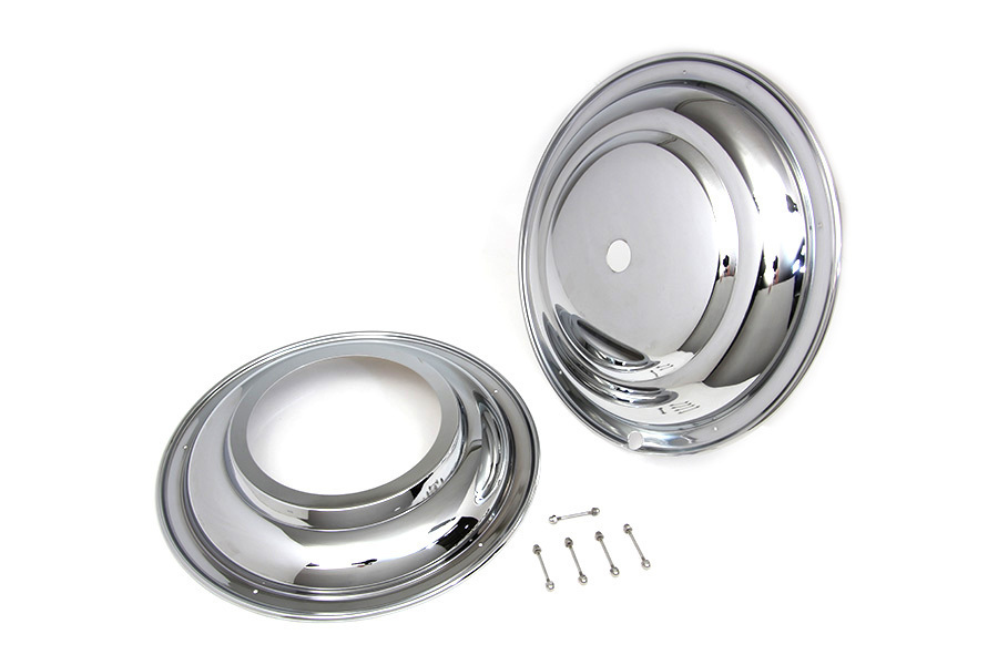 Harley-Davidson Knucklehead Panhead Flathead UL 16" Front Wheel Covers ...