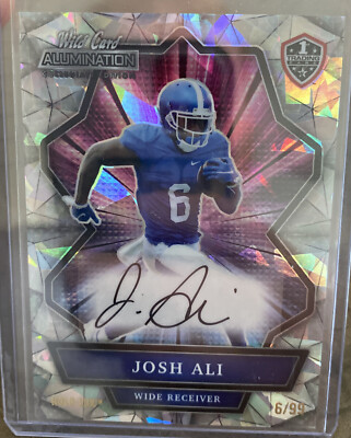 2021 Wild Card Alumination NIL Collegiate Auto JOSH ALI SILVER /99 ...