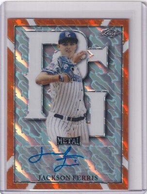 Ian Ritchie Jr 2021 Leaf Perfect Game Plate & Proof Marble Auto 1/1 | eBay