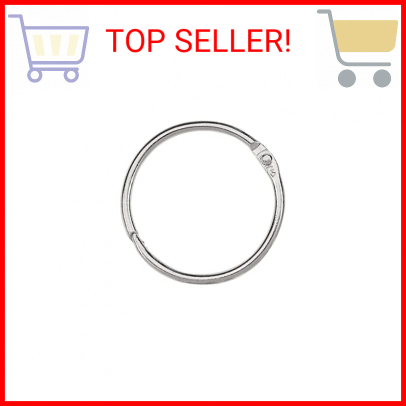ACCO Loose Leaf Binder Rings, 1-1/2", Silver, 100 Rings/Box (72204) | eBay