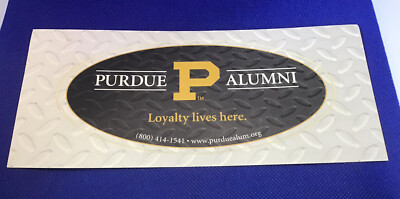 PURDUE UNIVERSITY Loyalty Alumni Decal Sticker Die Cut Golf Design | eBay