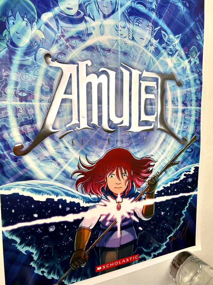Amulet Kazu Kibuishi 18 x 24 SIGNED Poster 2023 NYCC Scholastic | eBay