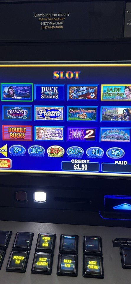 IGT AVP slot machine Multi Denom, Now with Hold ‘Em! Roulette, diamond ...