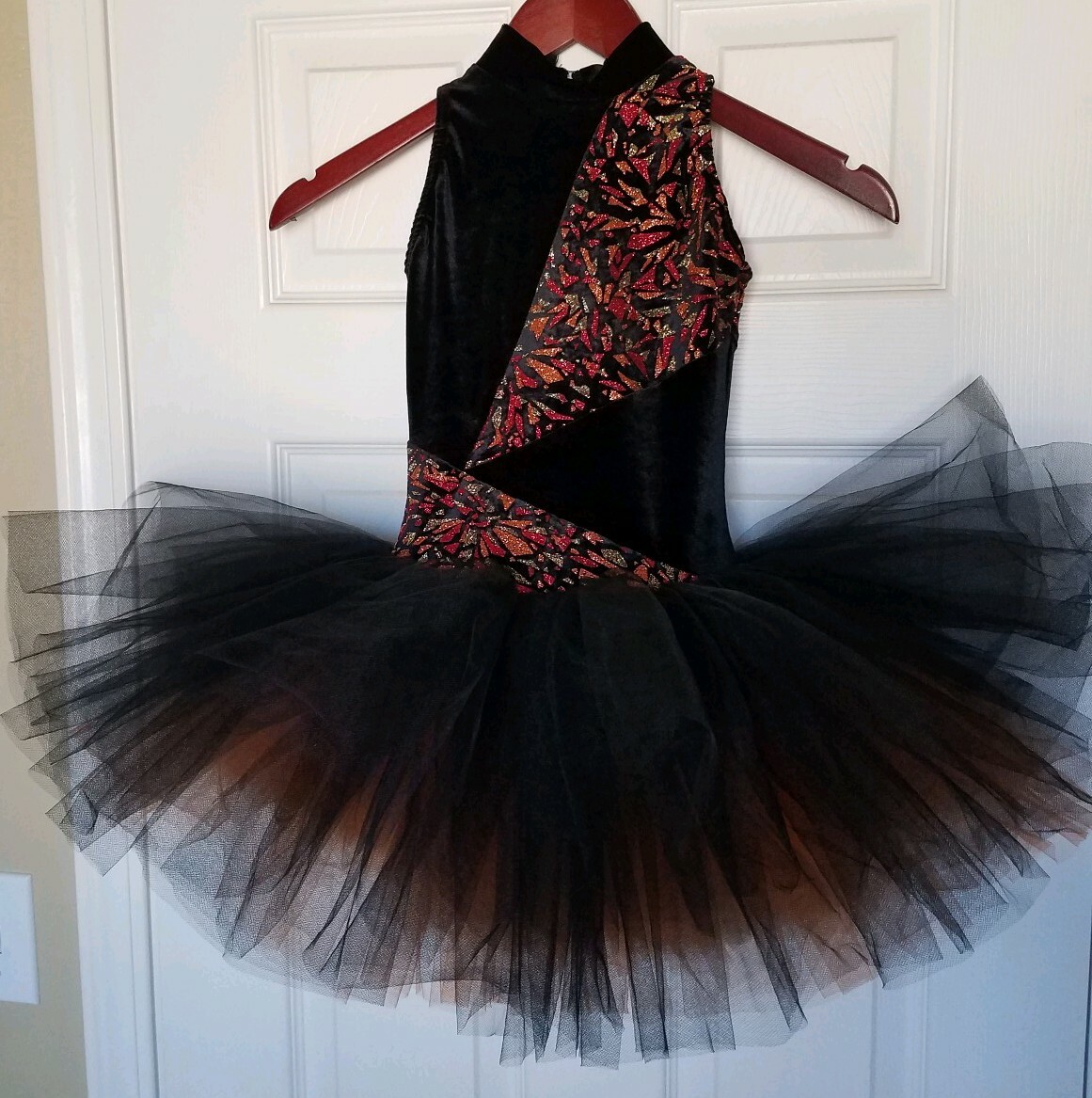 Creations By Cicci Dance Costume Tutu Recital Competition Black Orange ...