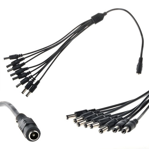 ID2.1mm Jack to 8Plug Splitter For Visual Sound 1 Spot Multi-Plug 4 5 8 ...