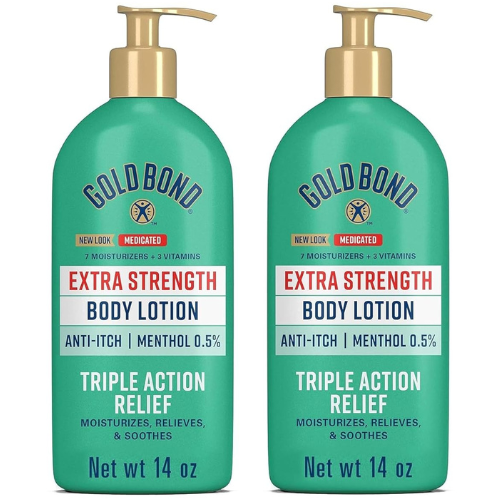 Gold Bond Body Lotion Anti-Itch Extra Strength 14oz Menthol Aloe Vera ...