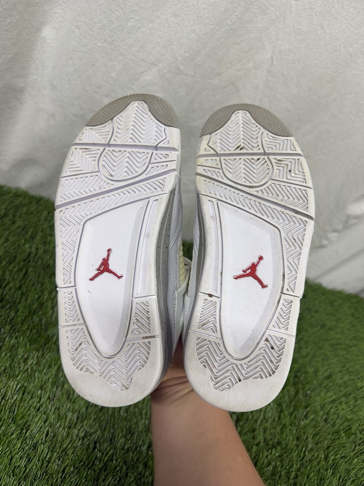 Nike Air Jordan Retro 4 GS White Oreo DJ4699-100 Size 6Y/7.5W | eBay