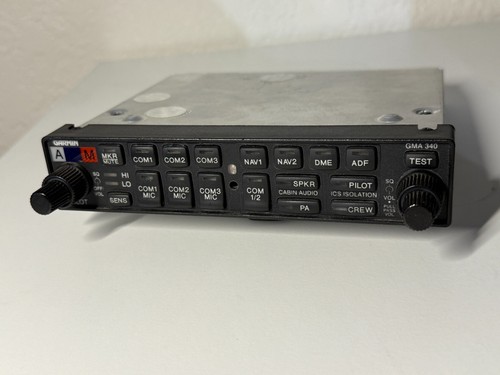 Garmin GMA 340 Audio Panel, Functional except for pilot Tx | eBay