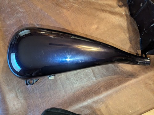 Harley Evo Flatside 5 Gallon Stretched Tanks Softail Chopper 84 To 99 ...