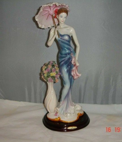 2002 Crosa Collection 15'' Lady with Umbrella | eBay