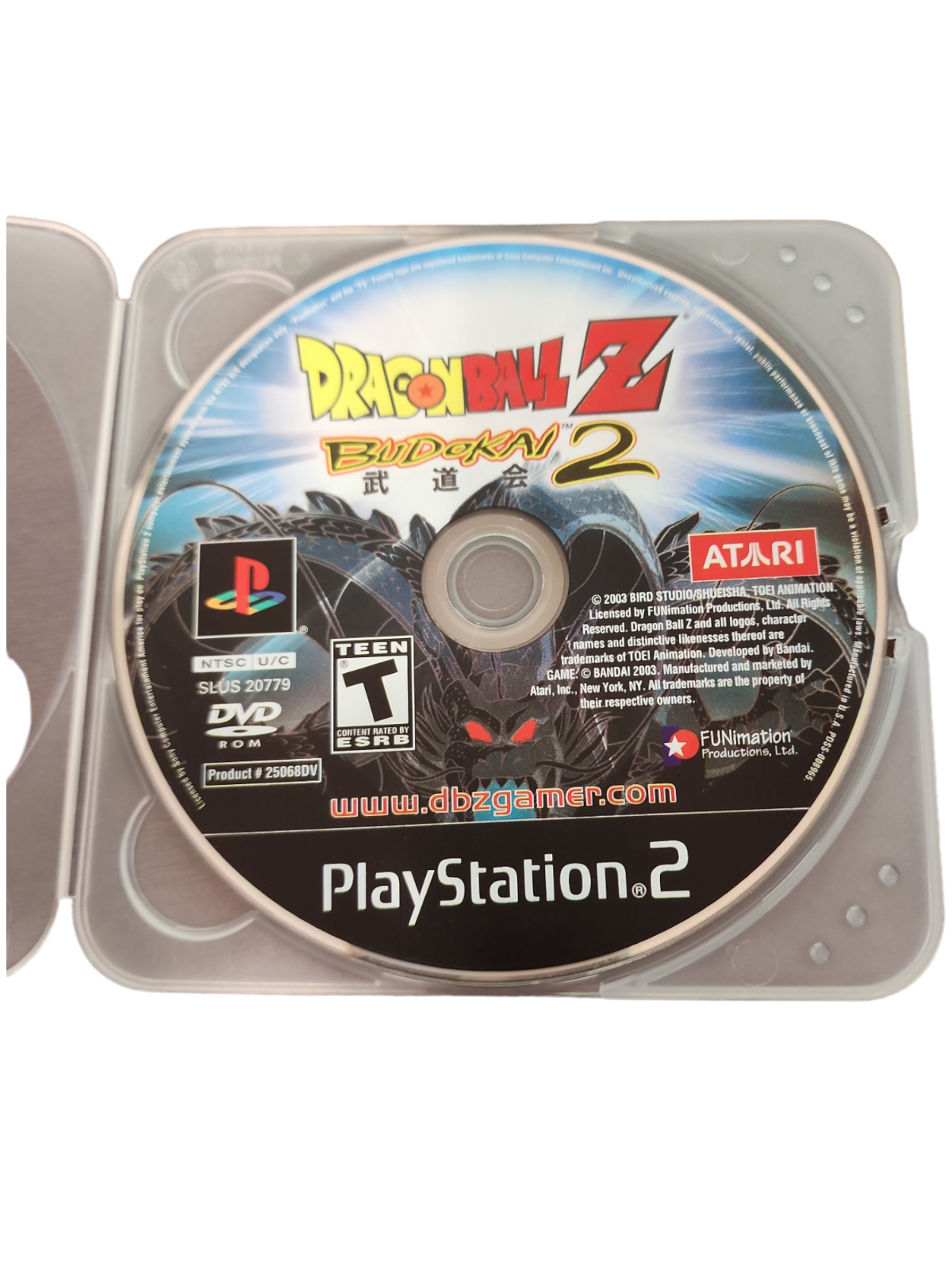 PlayStation 2 Game- Dragon Ball Z Budokai 2 (disc only) | eBay