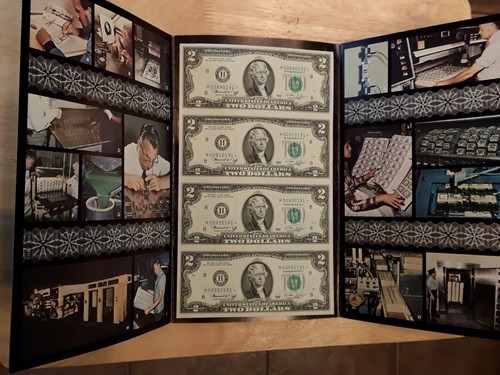 UNCUT SHEET OF 4, 1976, $2 STAR NOTES. | eBay