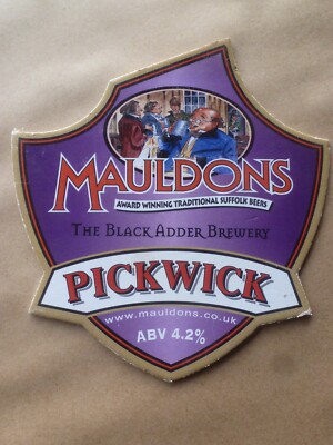 BEER PUMP CLIP - MAULDONS - PICKWICK | eBay UK