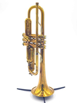 Vintage York "Trumpet Style" Cornet in Gold Lacquer Circa 1935! Serial ...