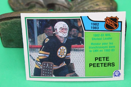 1983-84 O-Pee-Chee Pete Peeters Bruins #222 | eBay