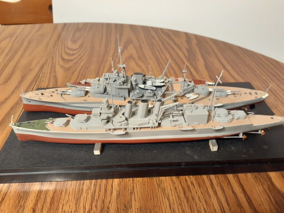 Airfix 1/600 HMS Daring, Warspite & Suffolk British Warship models | eBay