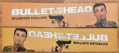 📽 Bullet to the Head (2012) - Double-Sided - Movie Theater Mylar ...