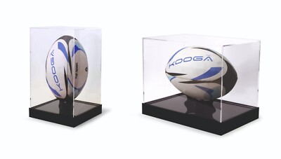Rugby League Ball Display Case Signed Rugby Ball Stand Horizontal ...