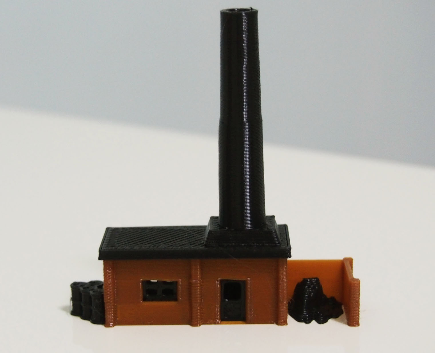 Outland Models Railway Miniature Small Boiler House with Chimney Z ...