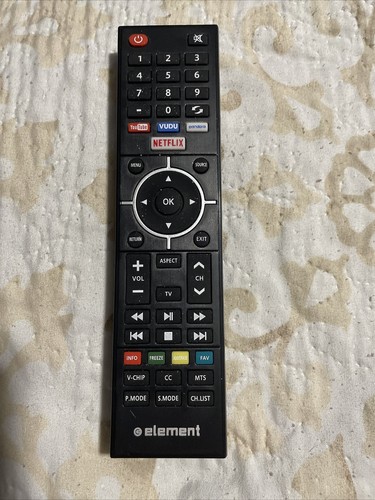 Remote Control for Element Smart TV E4SFT5017 E4STA5017 ELSW3917BF ...