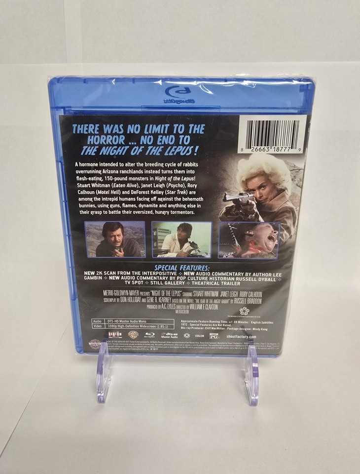 Night of the Lepus (Blu-ray, 1972) Scream Factory ~ Horror ~ Out Of Print ~ New! 826663187779| eBay