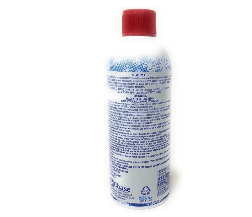 Santa Snow Christmas Flocking Spray Cans for Windows Trees Crafts 9 oz ...