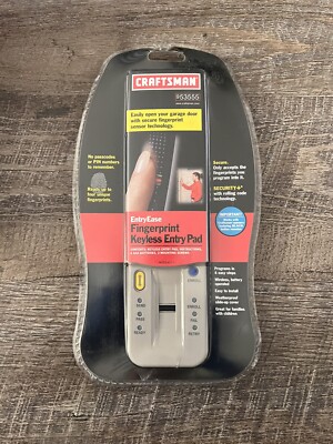 Craftsman EntryEase Fingerprint Keyless Entry Pad (953555) Battery ...
