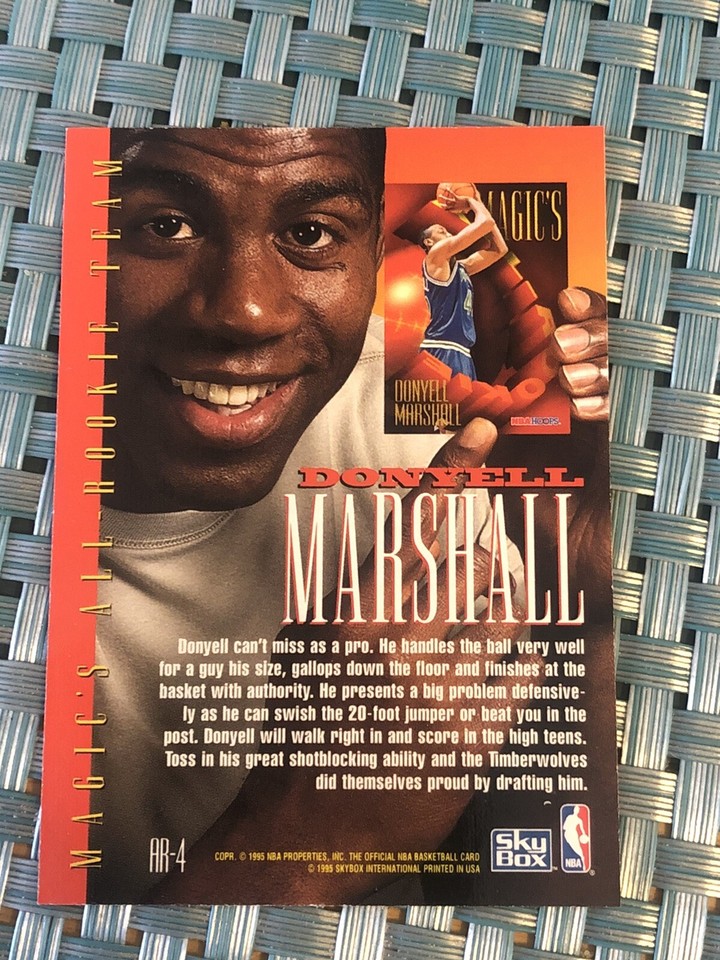 1994-95 Hoops Magic All-Rookie Team Donyell Marshall Rookie #AR-4 | eBay