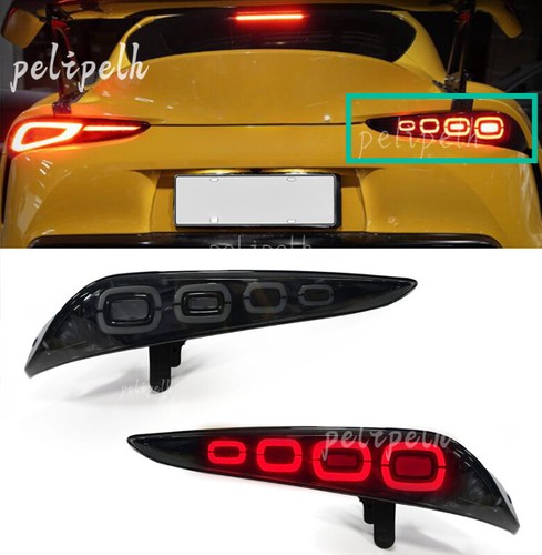 For Toyota GR Supra 2020-2024 Smoke LED Rear Brake Tail Lights Lamps ...